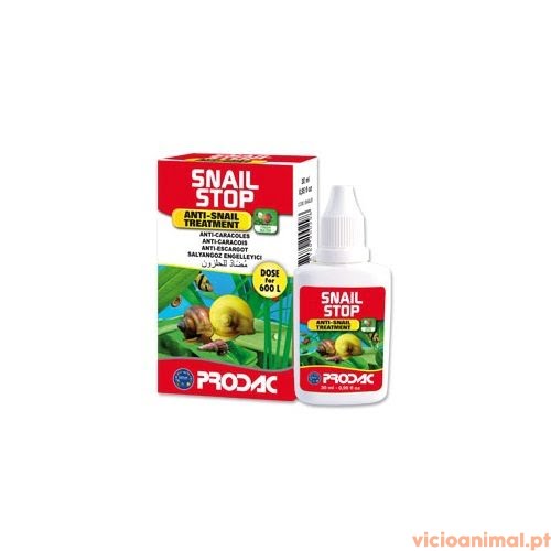 Prodac Snail Stop 30 ml | 6,75 € | Vício Animal